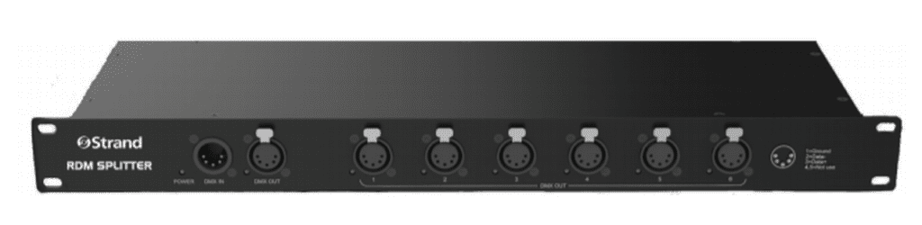 Vari-Lite 6 Port RDM Splitter, 1U Rack Mount With Power Input Connector ...