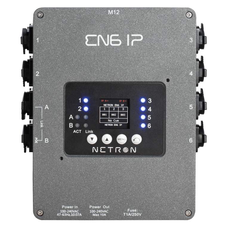 Obsidian EN6 IP 6 Universe, 6-Port Node w/POE (5pin XLR) | AVL Supply ...