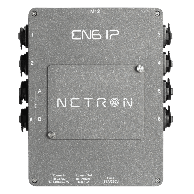 Obsidian Netron EN6 IP 6 Universe, 6-Port Node w/POE (5pin XLR) | AVL ...